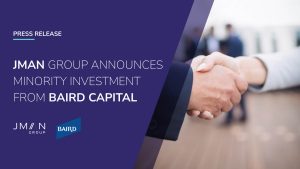 JMAN Announces Minority Investment from Baird Capital – JMAN Group
